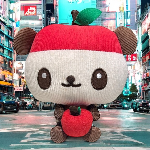 Sanrio | Other | Vtg Sanrio Pandapple Pandappuru Corduroy Plush Panda ...